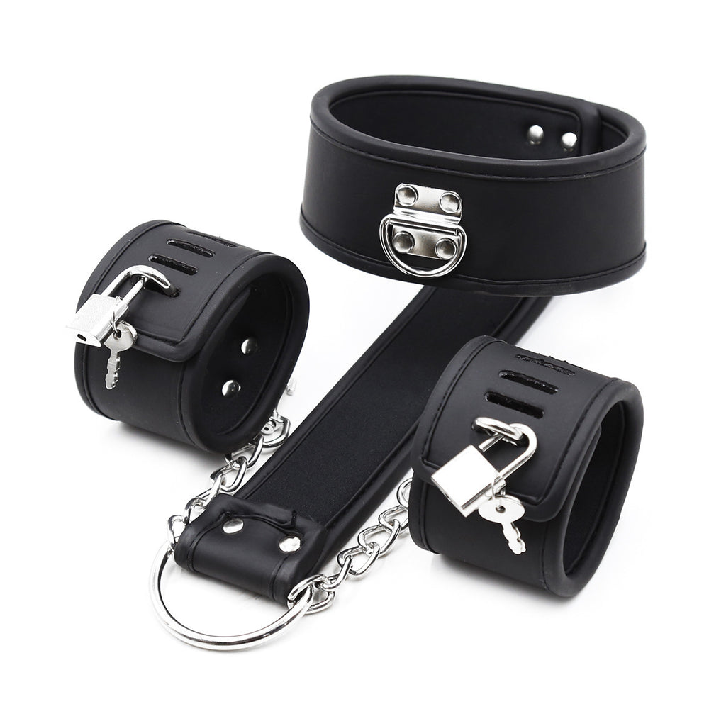 Secret Room Escape Reverse Back Lock Handcuffs – Leather & Metal ...